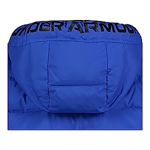 Under Armour Boys Pronto Colorblock Puffer Jacket, Mid-Weight Zip-Up Coat, Wind & Water Repellent, Team Royal Colorblock