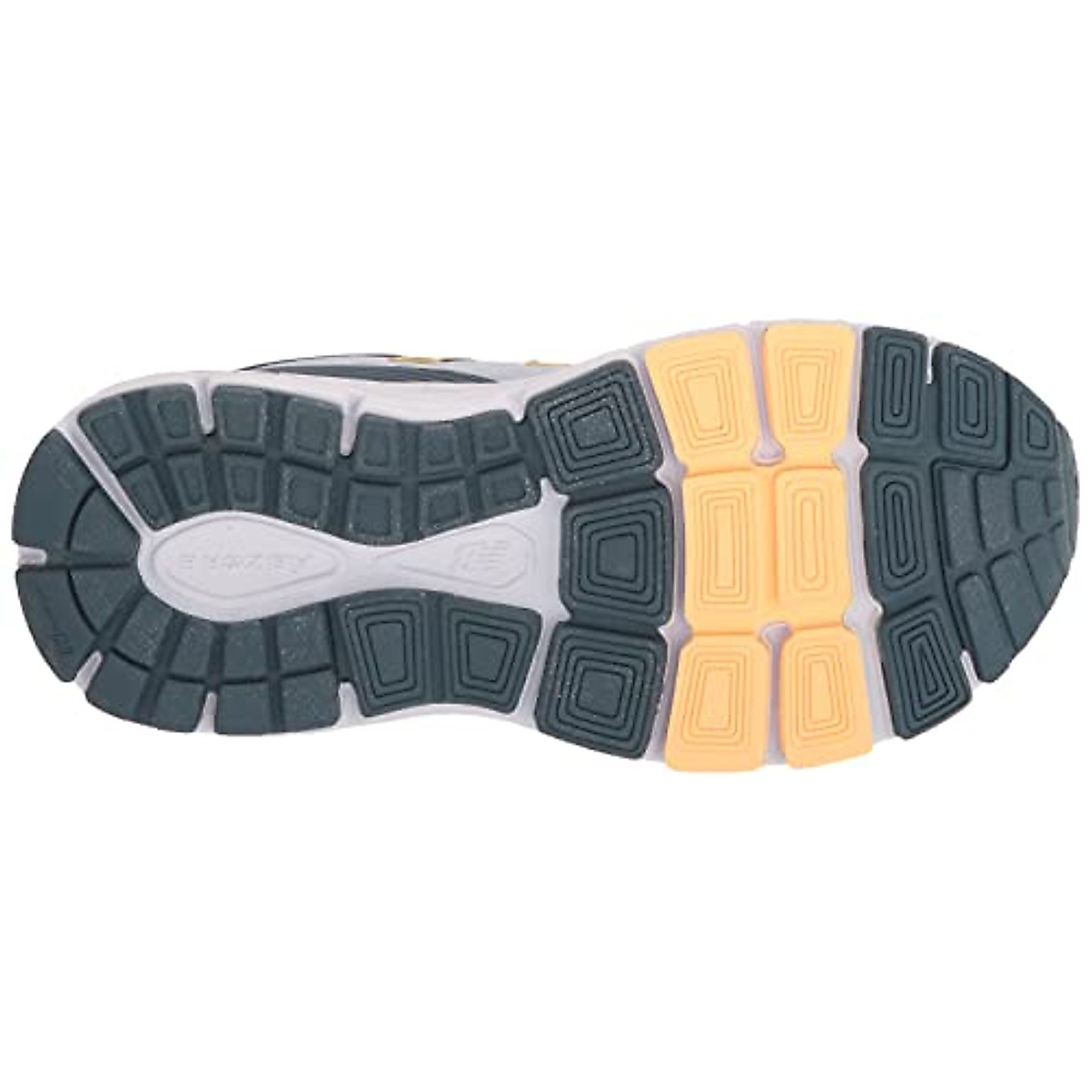 New Balance Women's 840 V5 Running Shoe, Silent Grey/Light Mango, 8 Wide