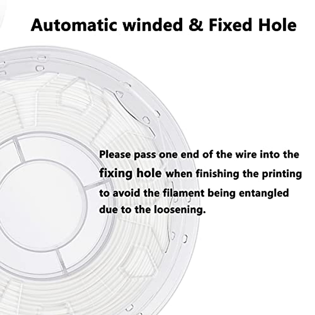 2PCS Upgraded Tempered Glass Plate with Bed Clips and Comgrow 3D Printer PLA Filament 1KG 1.75mm Spool White Color