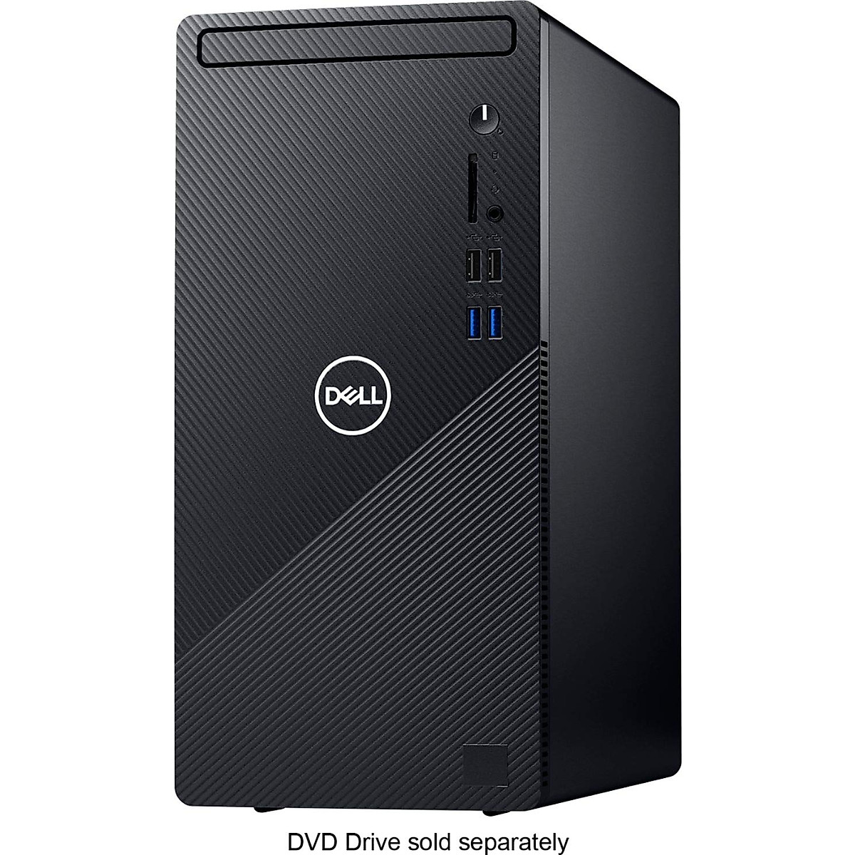 Dell 2021 Newest Inspiron 3000 Desktop Computer, Intel Quad-Core i3-10100 Processor Up to 4.3Ghz, 8GB DDR4 RAM, 1 TB HDD, Wi-Fi, SD Card Reader, HDMI, VGA, Win10 Home, Black