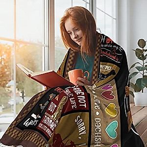 Dachshund Gifts for Women, Weiner Dog Gifts for Women, Gifts for Dachshund Lovers Blanket 60"x50", Dog Lovers Gifts for Women, Gifts for Dog Owners, Dachshund Themed Gifts Ideas for Birthday Christmas