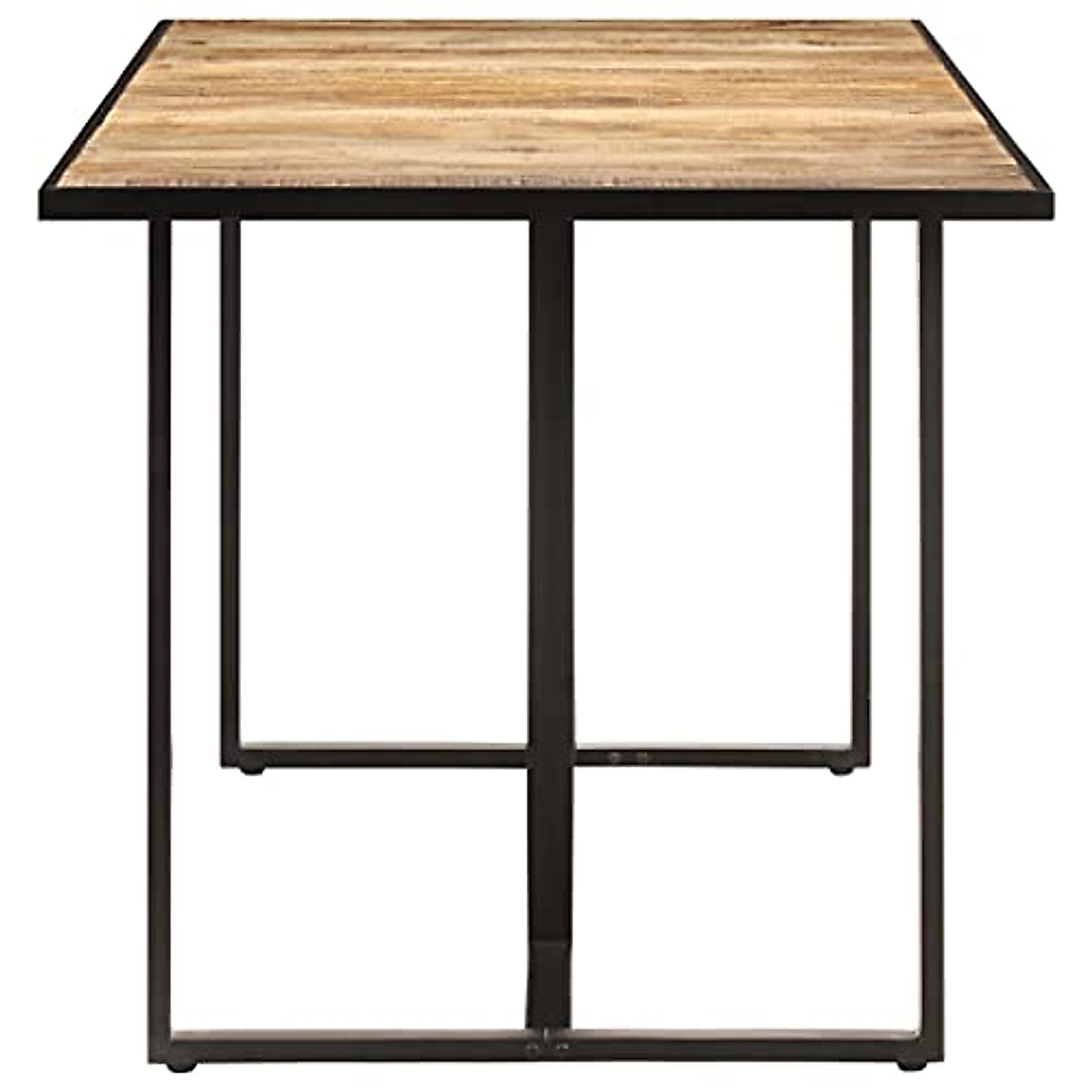 AJSEOYBS Large Dining Table,Industrial Rustic Kitchen Dining Room Table, Dinner Table for Kitchen, Living Room,Dining Table 70.9" Rough Mango Wood