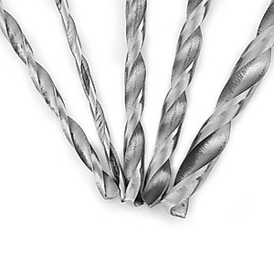 Twist Drill Bit, 2-5mm Extra Long High-Speed Steel Straight Shank Professional Twist Drill Bit Mini Micro Drill Perfect Use Tool for Wood Steel Wood Plastic Aluminum Alloy