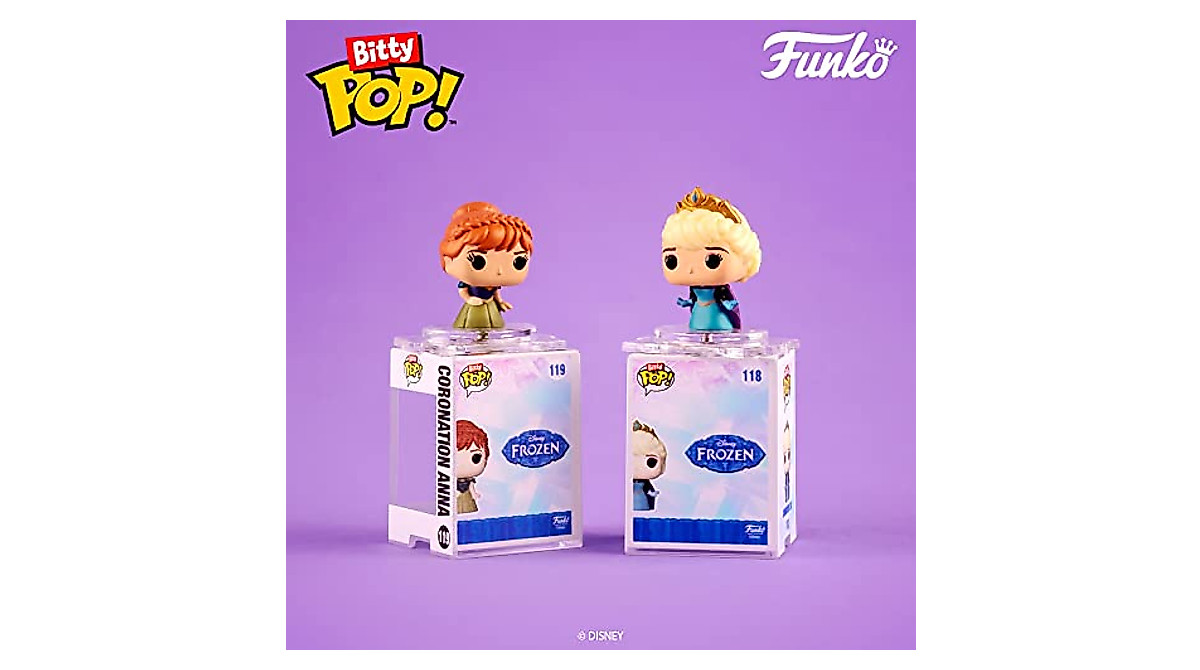 Funko Bitty Pop! Disney Princess 4-Pack Collectible Toys | Charm & Surprise