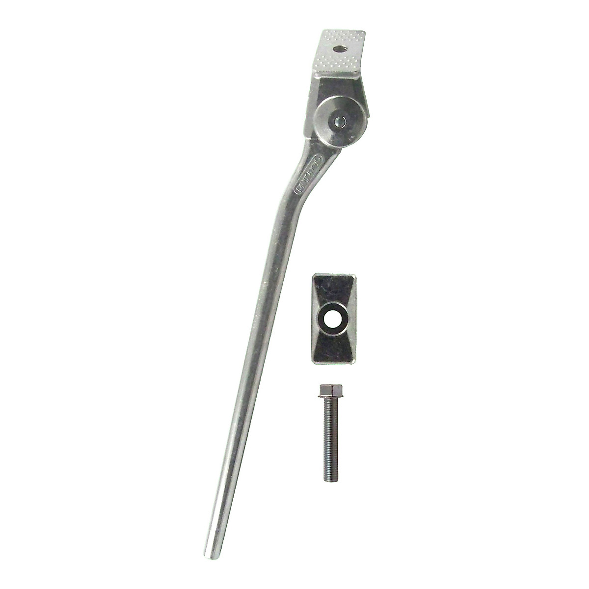 Greenfield Kickstand, Brushed Aluminum Finish, 285 mm, 285 mm (for bikes 22"" and under) (KS2)