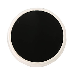 Christopher Knight Home Ivy Glam Velvet and Tempered Glass Coffee Table Ottoman, Beige, Black