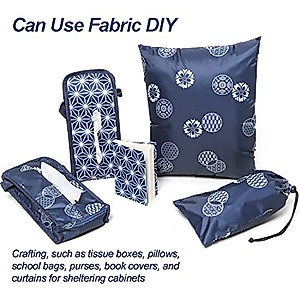 TINGCHAO Pure Cotton Fabric Simple Cartoon Cute Little Animal Rabbit Shiba Inu Sushi Drink Pattern Handmade Crafts Cloth for Sewing Girl Shirt Headband 130X50cm,A