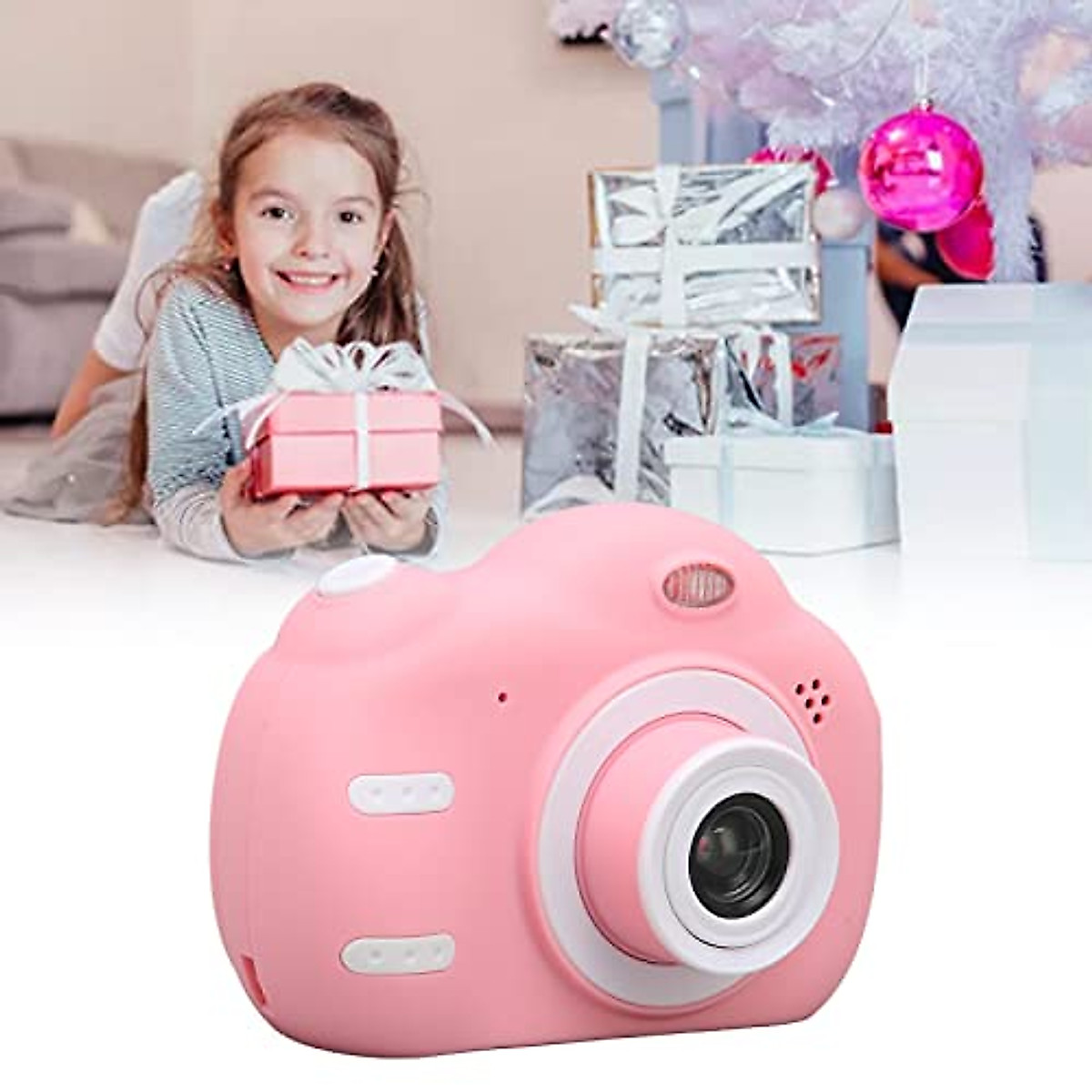 Sanpyl Digital Video Camera, 2.4 Inch Kids Digital Cartoon Multifunction HD 1080P Camera for Children Birthday Holiday