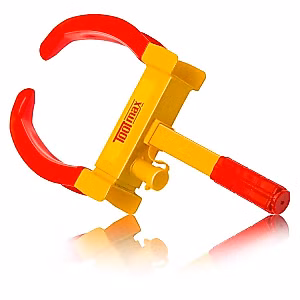 Goplus Heavy Duty Trailer Lock Wheel Clamp, Adjustable Anti-Theft Tire Lock Boot for Car Truck RV Boat Trailer Automotive Golf Carts w/Three Keys
