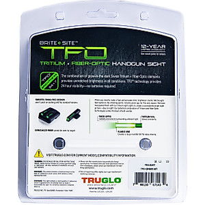 TRUGLO Brite-Site TFO Green Kimber Handgun Sights (TG131KT)