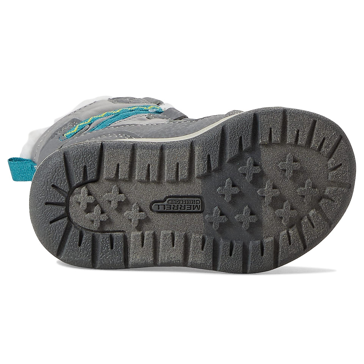 Merrell Snow Crush 3.0 JR Waterproof Boot, Grey/Multi, 6 US Unisex Little Kid