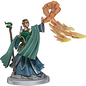 D&D Frameworks: Elf Wizard Female - Unpainted and Unassembled