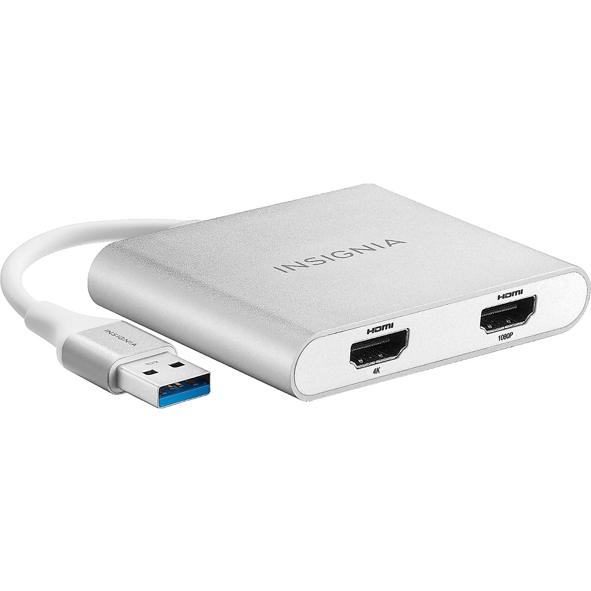 Insignia - USB to Dual HDMI Adapter - Model: NS-PU32H4A