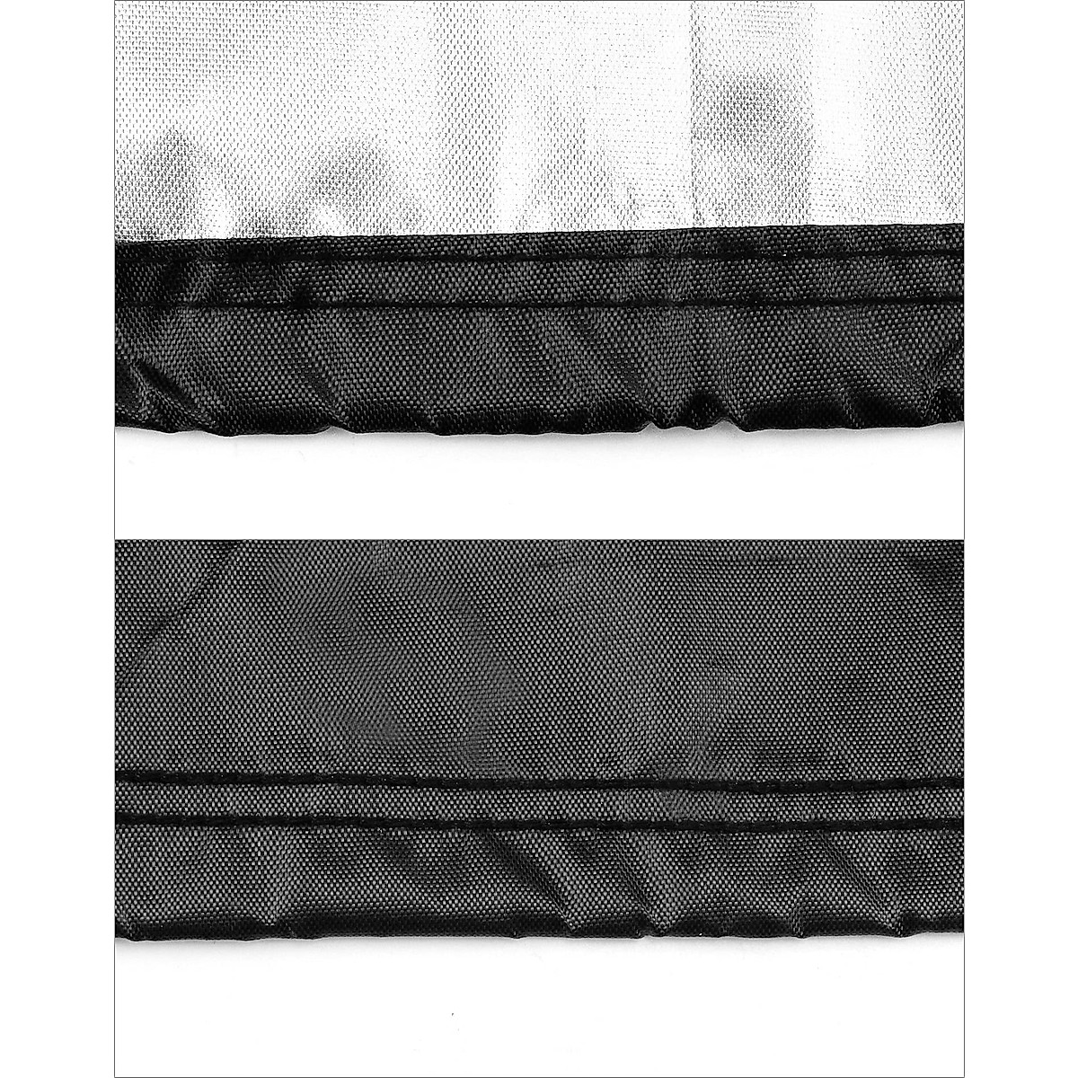 QWORK Black Treadmill Cover - Waterproof and Durable 46" L x 38" W x 66" H - Suitable for Most Folding Treadmills - Comes with Storage Bag