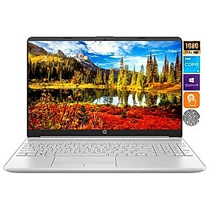 HP 15.6" FHD Touchscreen Business Laptop, 11th Gen Intel Core i3-1115G4 Processor, Windows 10 Pro, 12GB RAM, 256GB SSD, HDMI, WiFi 5, Fingerprint Reader, Long Battery Life, PCS
