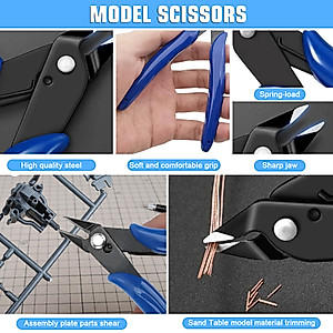 55Pcs Professional Model Tools Kit for Gundam, Modeler Basic Tools Craft Set Hobby Building Tools Gundam Model Tools Kit for Basic Model Building, Repairing and Fixing