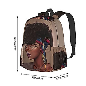 African American Black Girl4 Backpack college backpack for women laptop Bookbag travel backpack for girl boy