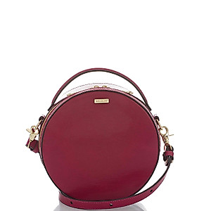 Brahmin Lane Leather Shoulder Bag Fuschia