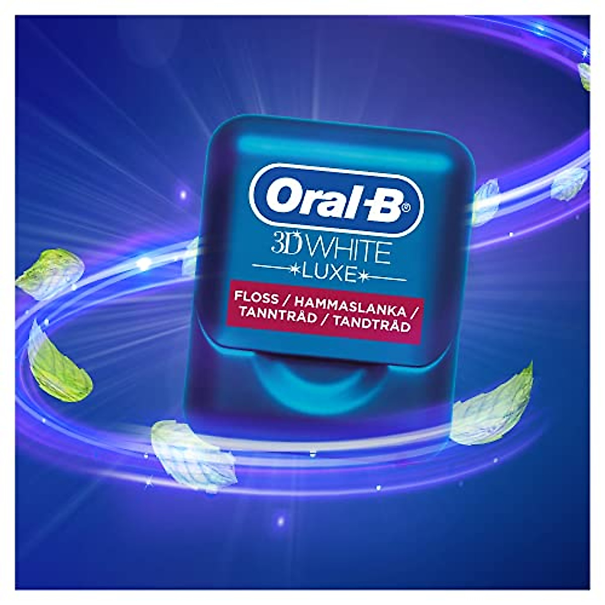 Oral-B 3DWhite Luxe - Dental Floss, Radiant Mint, 35 Metres
