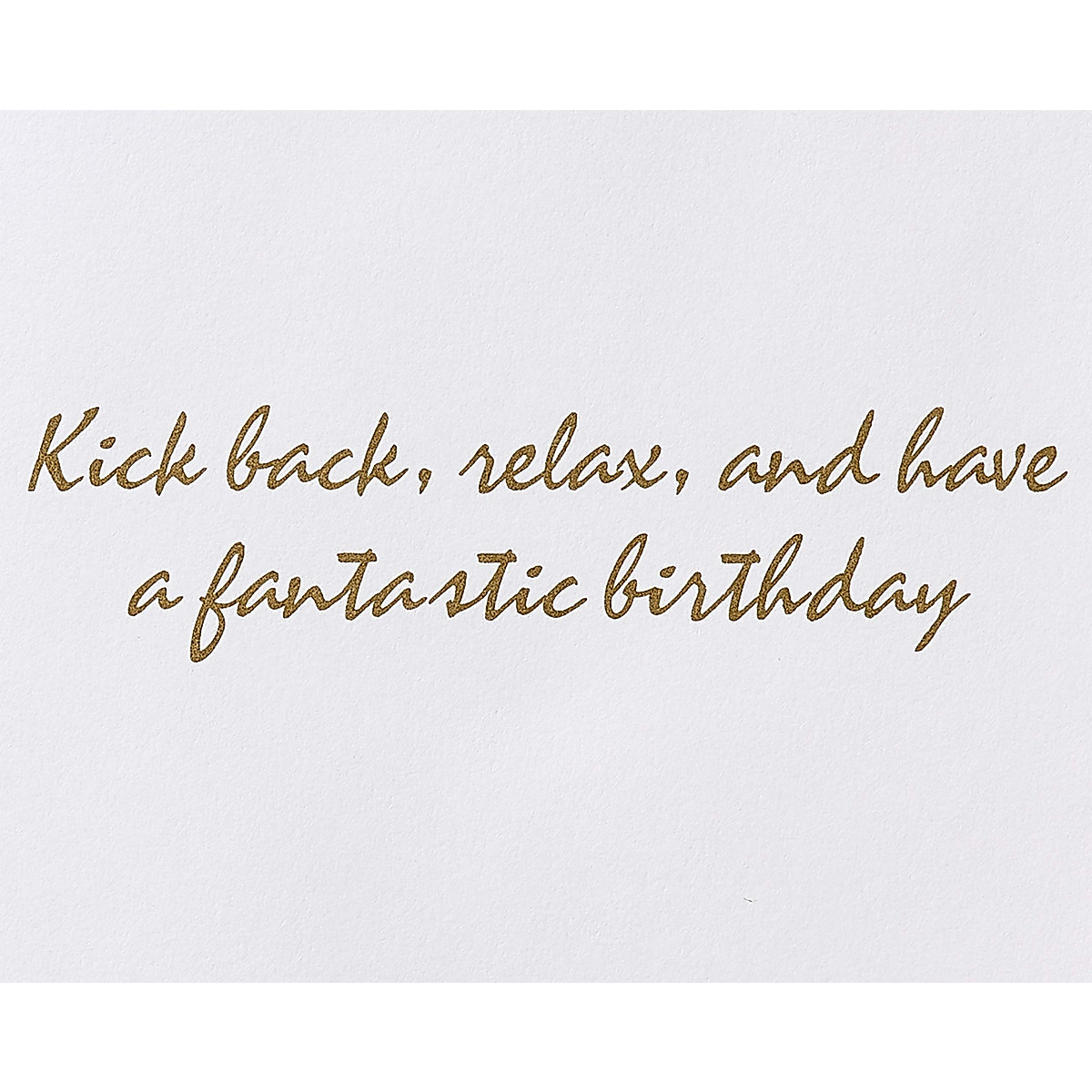 Papyrus Birthday Card for Him (Kick Back)