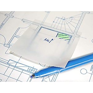 Transparent Sticky Note Pads, 75mm Square, Pack of 10