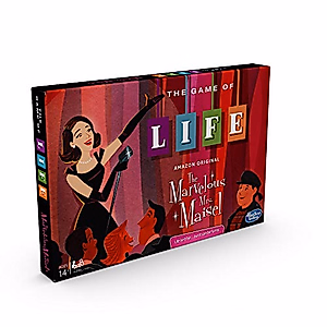 Hasbro Gaming The Game of Life: The Marvelous Mrs. Maisel Edition Board Game; Inspired by The Amazon Original Prime Video Series