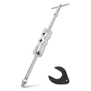 OMT Inner CV Axle Puller Tool Set with 5/8"-18 Slide Hammer & Adapter | Inner CV Joint Removal Tool Kit | Front Wheel Drive Axle Puller Set Compatible with Taurus Sable FWDs from 1986 to 2021