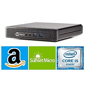 HP 800 G2 Mini Desktop Business PC, Intel Core i5-6400T 2.2GHz, 16GB RAM, 512GB SSD, WIFI, Win10Pro (Renewed)