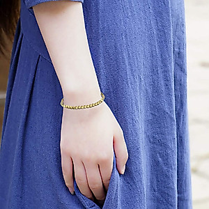 Wremily 2 Pcs Tibetan Copper Bead Bracelet Set Handmade Braided Cotton Bracelet Lucky Rope Bracelet Adjustable Friendship Bracelet Gift for Women Men