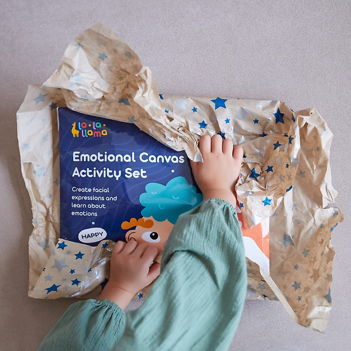 Social Emotional Games for Kids & Toddlers - Make Faces to Describe Feelings & Emotions - 9 Emotion Cards - Social Emotional Learning Activities Toy for Home Classroom - Gift for 3 4 Year Old Girl Boy