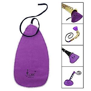 VBESTLIFE Sax Instrument Cleaner, Saxophone Pull Through Swab Instrument Cleaner Cloth for Flute Oboe Clarinet Saxophone