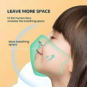 Kids KF94_Mask 50/100PCS, 4 Layers Protective_Mask Non-woven, Cup Dust_Mask 3D Design Disposable KF94 for Kids Girls Boys (50 PCS, Rainbow)