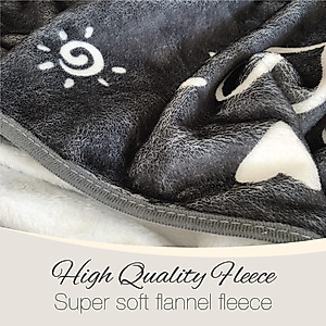 ONE4ONE Safety Grey Baby Monthly Milestone Blanket Boy, Girl.Extra Large Baby Milestone Blanket Baby Gifts, Nursery Decor Baby Shower. Newborn Baby Month Blanket. Baby Growth Chart Blanket