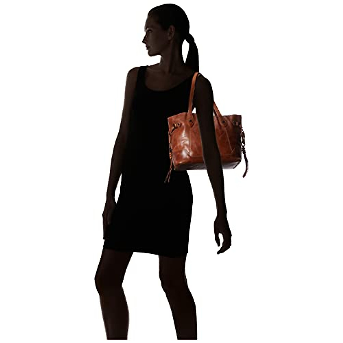 Frye womens Melissa Carryall Tote, Cognac, One Size US