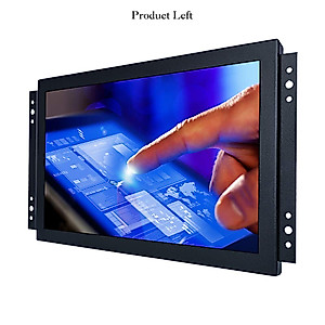 iChawk 10.1" inch PC Display 1280x800 16:10 720p Widescreen HDMI-in VGA USB Metal Shell Embedded Open Frame Driver Free Ten-Point Capacitive Touch Monitor LCD Screen with Built-in Speaker K101MT-59C
