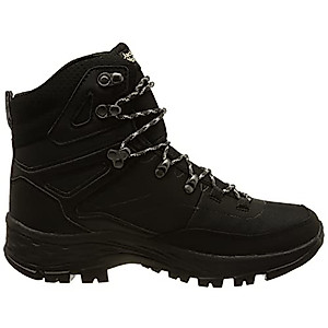 Jack Wolfskin Men's Rebellion Guide Texapore Mid Hiking Shoe Backpacking Boot, Black, 11