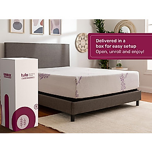 Tulo by Mattress Firm | 12 INCH Memory Foam Lavender Mattress | Pain-REDUCING Pressure Relief | Twin XL Size