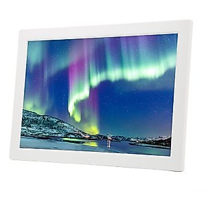 17 Inch LCD Digital Picture Frame, HD Screen Digital Picture Frame with Remote Control, Modern Photo Display Electronic Album Machine, Built in Clock Calendar (US Plug)
