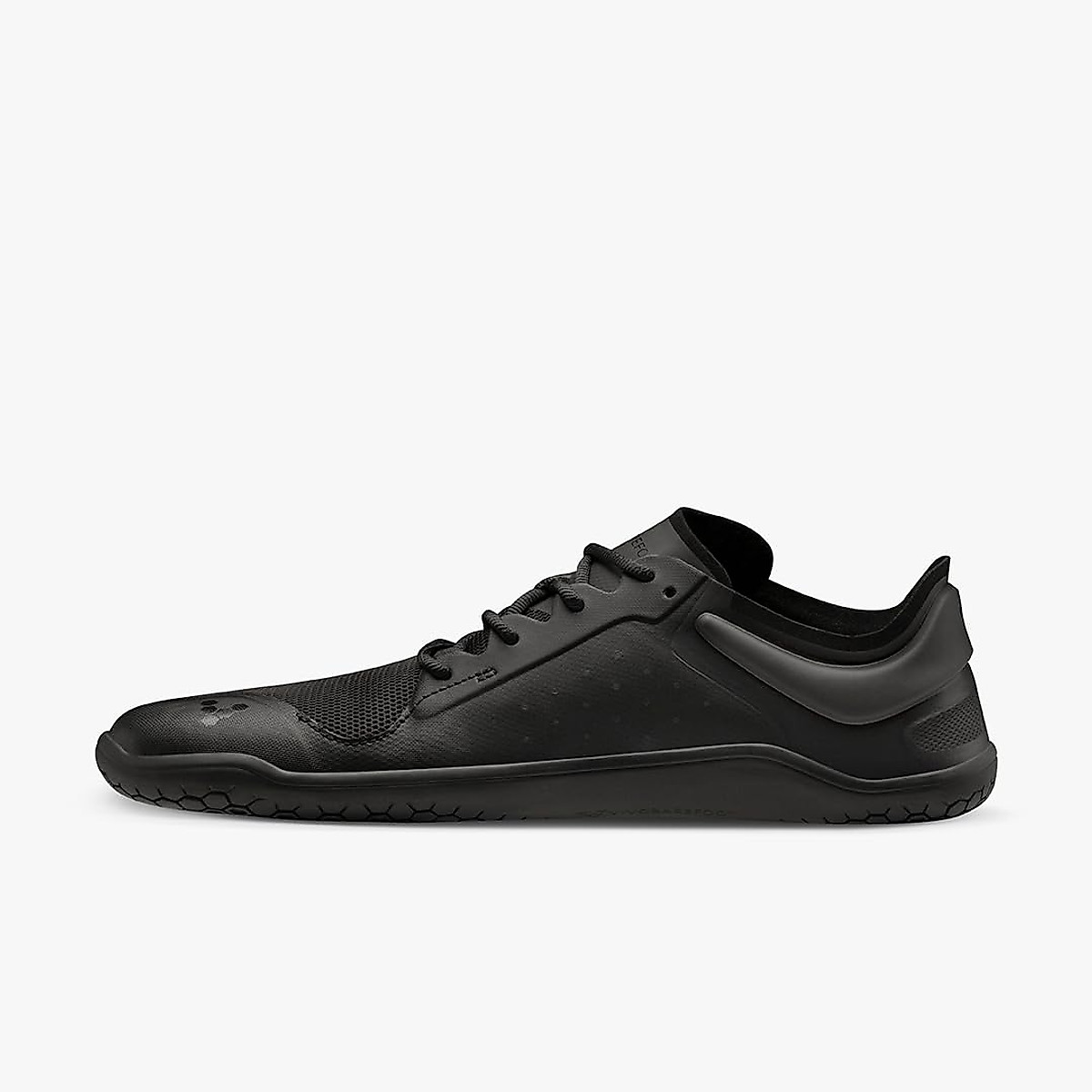 Vivobarefoot Primus Lite III, Womens Vegan Light Breathable Shoe with Barefoot Sole Obsidian