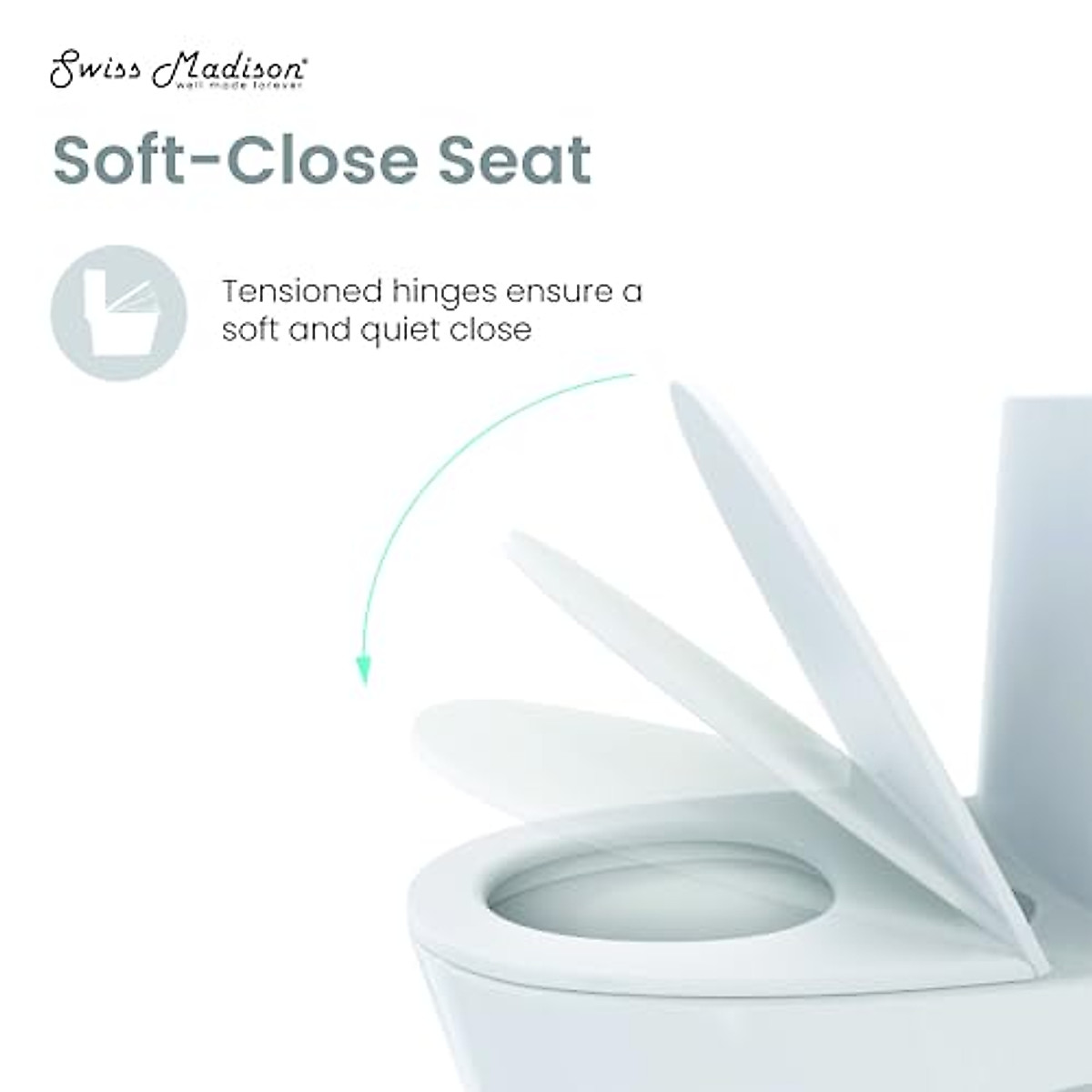 Swiss Madison SM-1T128 Bastille One Piece Elongated Dual Flush Toilet