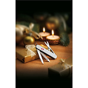 Victorinox Swiss Army Classic Pocket Knife (Silver Alox)