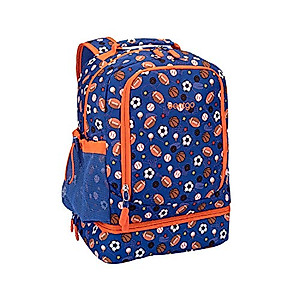 Bentgo 2-in-1 Backpack & Insulated Lunch Bag Set With Kids Prints Lunch Box (Sports)
