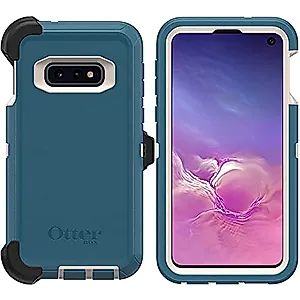 OtterBox Defender Series Screenless Edition Case for Samsung Galaxy S10E - Case Only - Belt Clip Holster Not Included - Non-Retail Packaging - Big Sur