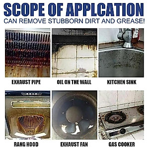 All Purpose Rinse Cleaning Foam, All-Purpose Rinse-Free Cleaning Spray, Super Foam Bubble Cleaner, Super Powerful Multi Purpose Foam Cleaner, Stain Removal Kit for Kitchen (30ml-2)