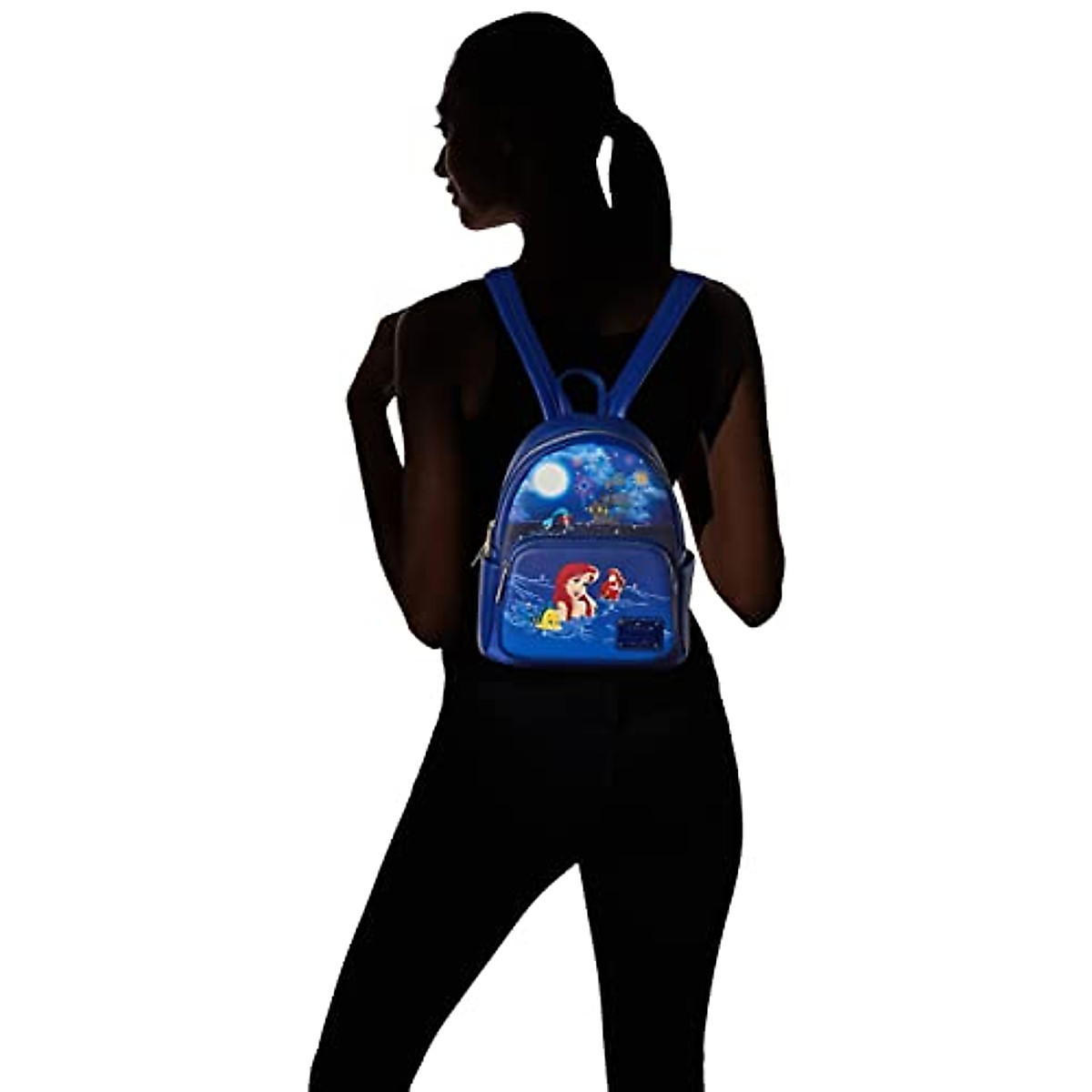 Loungefly Disney The Little Mermaid Ariel Womens Double Strap Shoulder Bag Purse