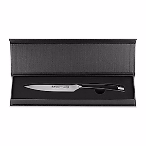 Cangshan N1 Series 59809 German Steel Forged Serrated Utility Knife, 5-Inch