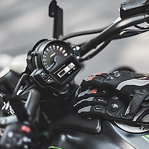 Frienda 2 Pieces DC 12V 24V 36V 48V 72V Battery Meter with Alarm, Front Setting and Switch Key, Battery Capacity Voltage Indicator Gauge, Monitors Lead-Acid and Lithium ion(White)