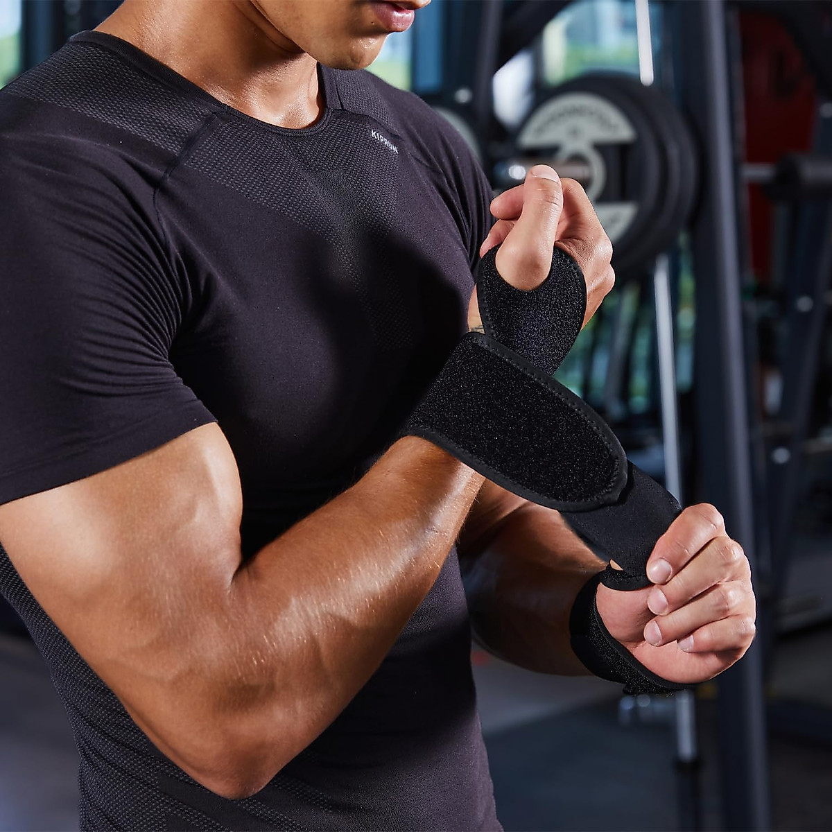 YUNYILAN Wrist Support Brace/Carpal Tunnel/Hand Support, Adjustable for Arthritis and Tendinitis, Joint Pain Relief (Black), 2 Pack