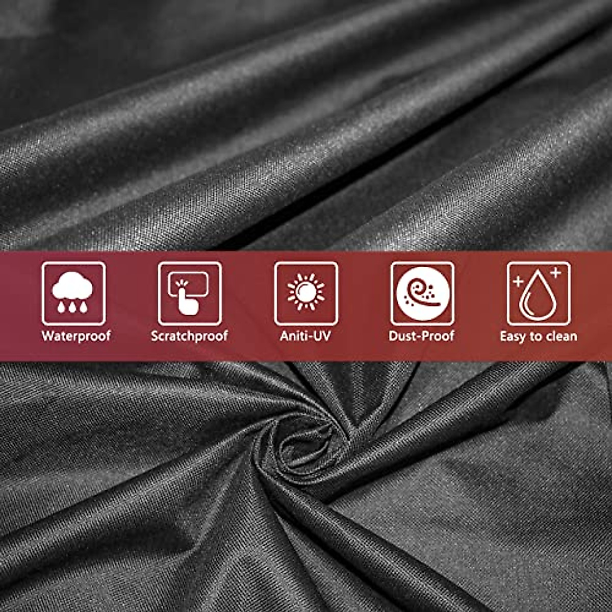 Outdoor Table Cover For 40 inch Royal Gourmet Double-Shelf Movable Dining Cart Prep Table 40 x 24 x 32 Inch - Outdoor Dining Cart Cover - Heavy Duty Waterproof 600D Oxford Fabric