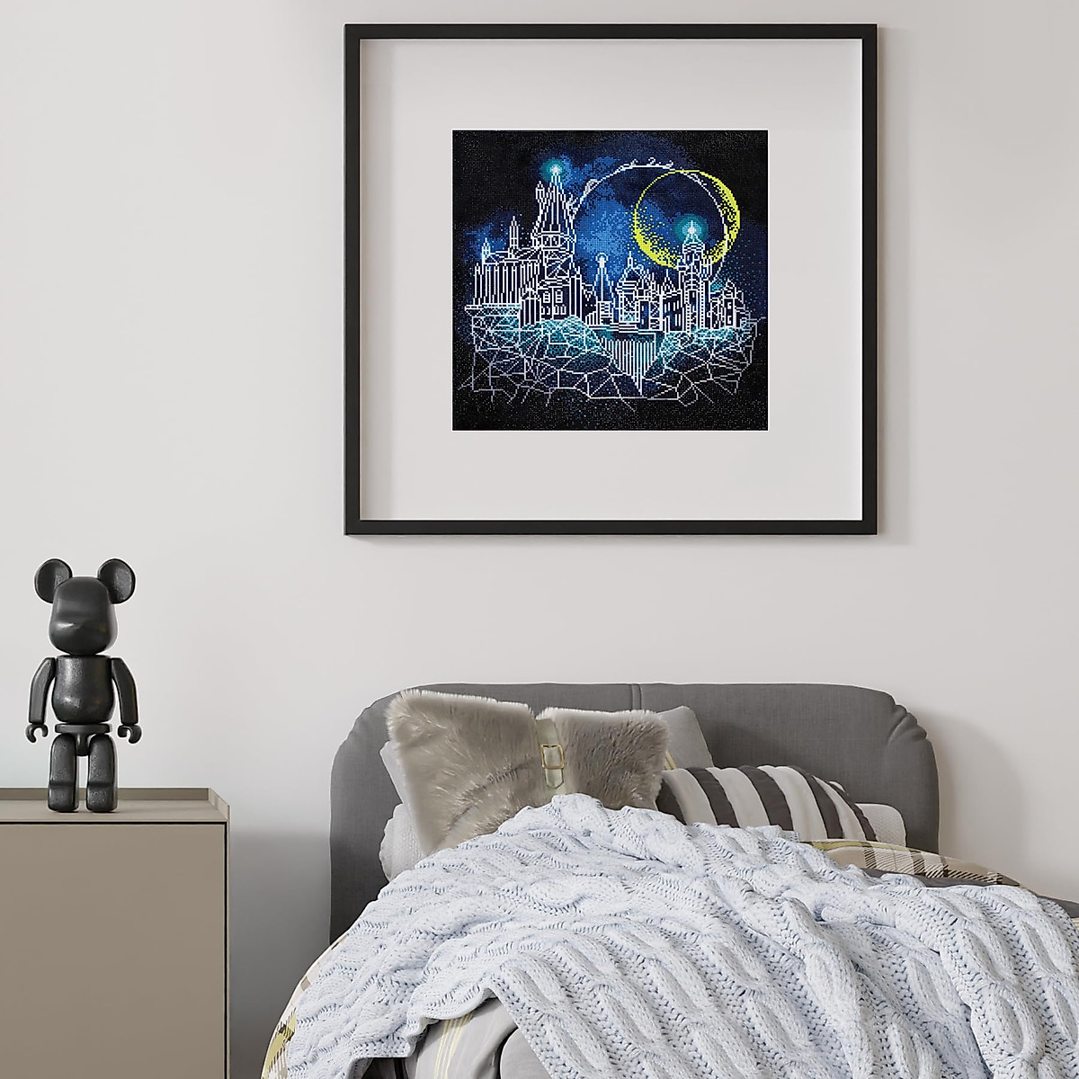 Camelot Dotz Diamond Art KIT Moon Over, Multi